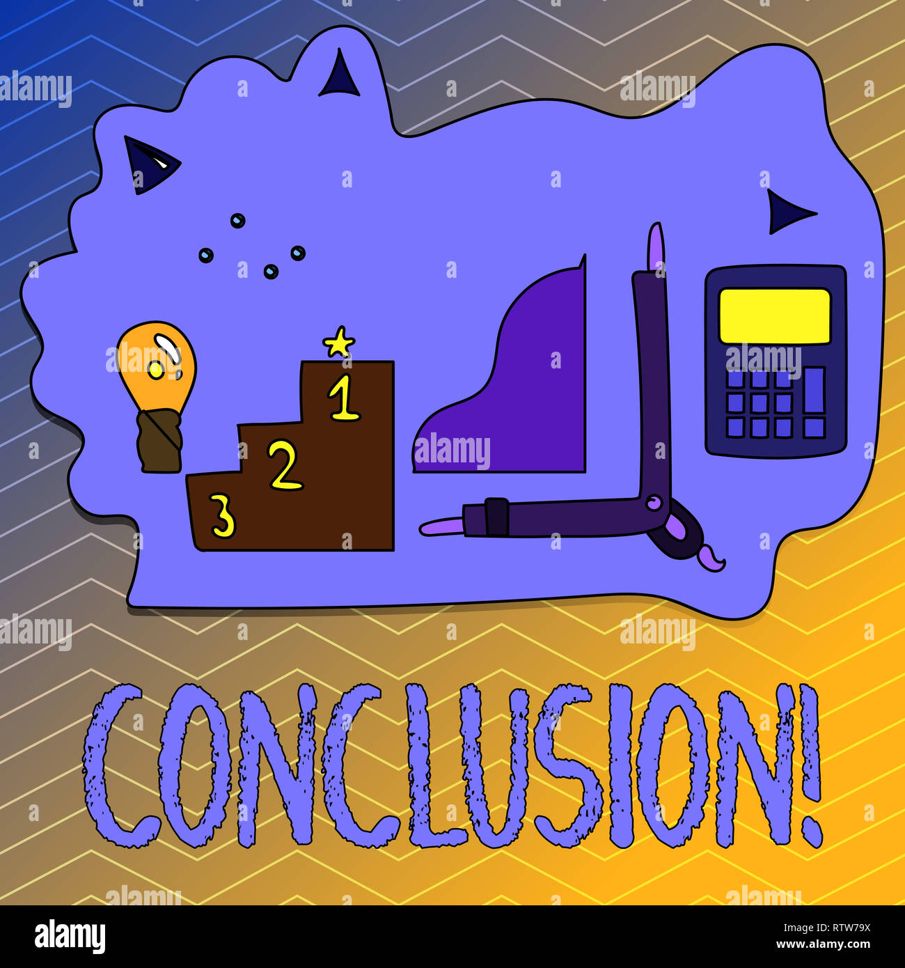 Writing note showing Conclusion. Business photo showcasing Ending a ...