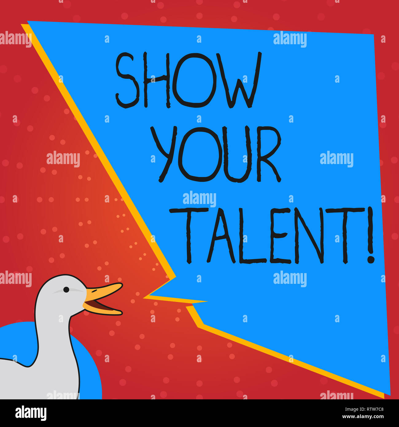 Conceptual hand writing showing Show Your Talent. Business photo text ...