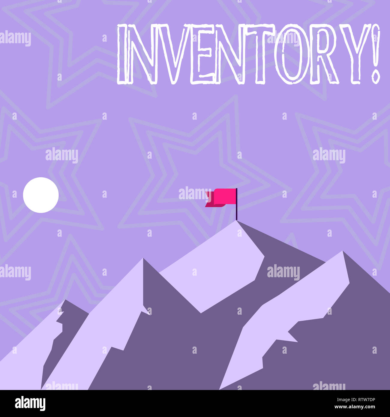 Text sign showing Inventory. Conceptual photo Complete list of items ...
