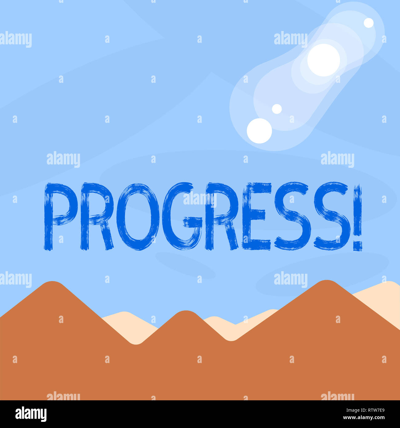 Word writing text Progress. Business concept for Development Growth ...