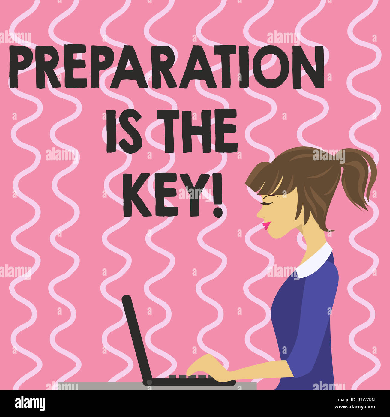 Text sign showing Preparation Is The Key. Conceptual photo Learn Study ...