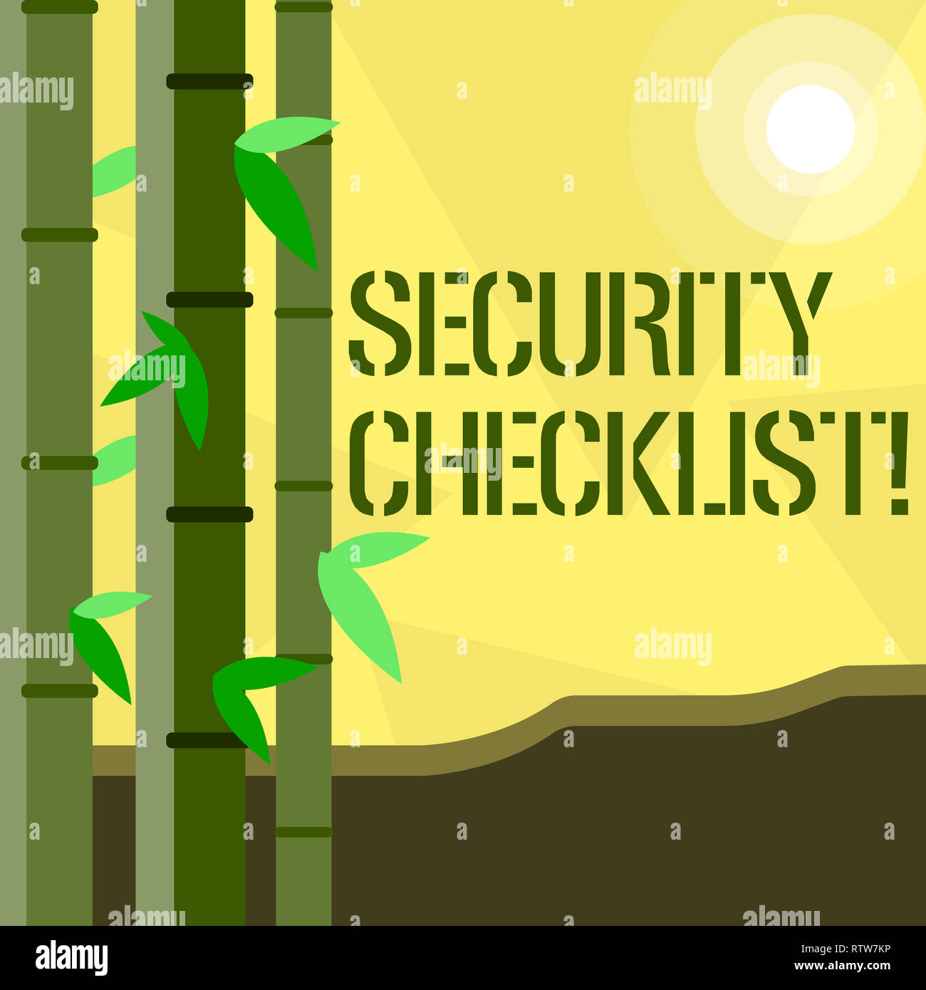 Handwriting Text Writing Security Checklist Concept Meaning List With Authorized Names To Enter