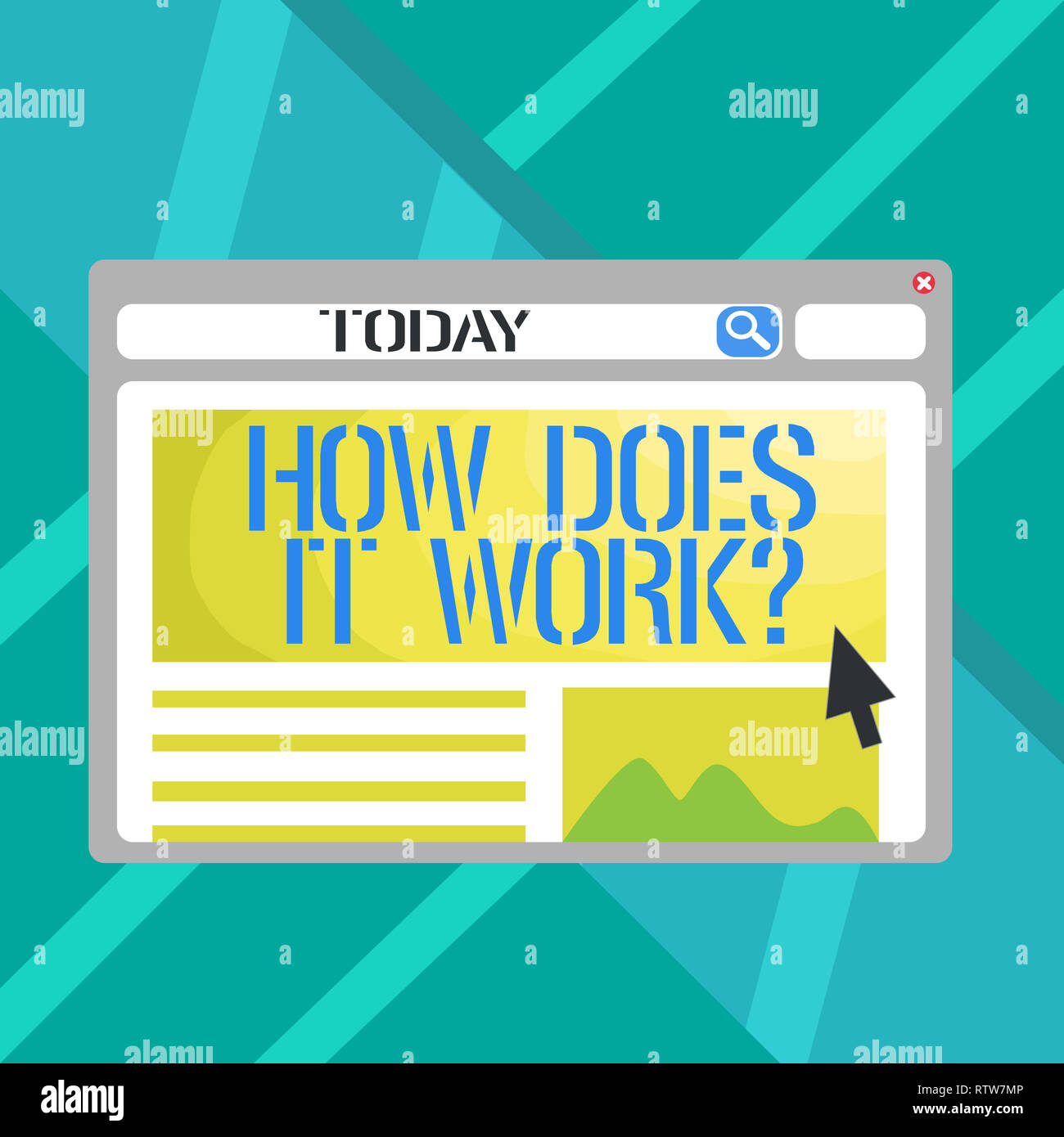 Word writing text How Does It Workquestion. Business concept for asking ...