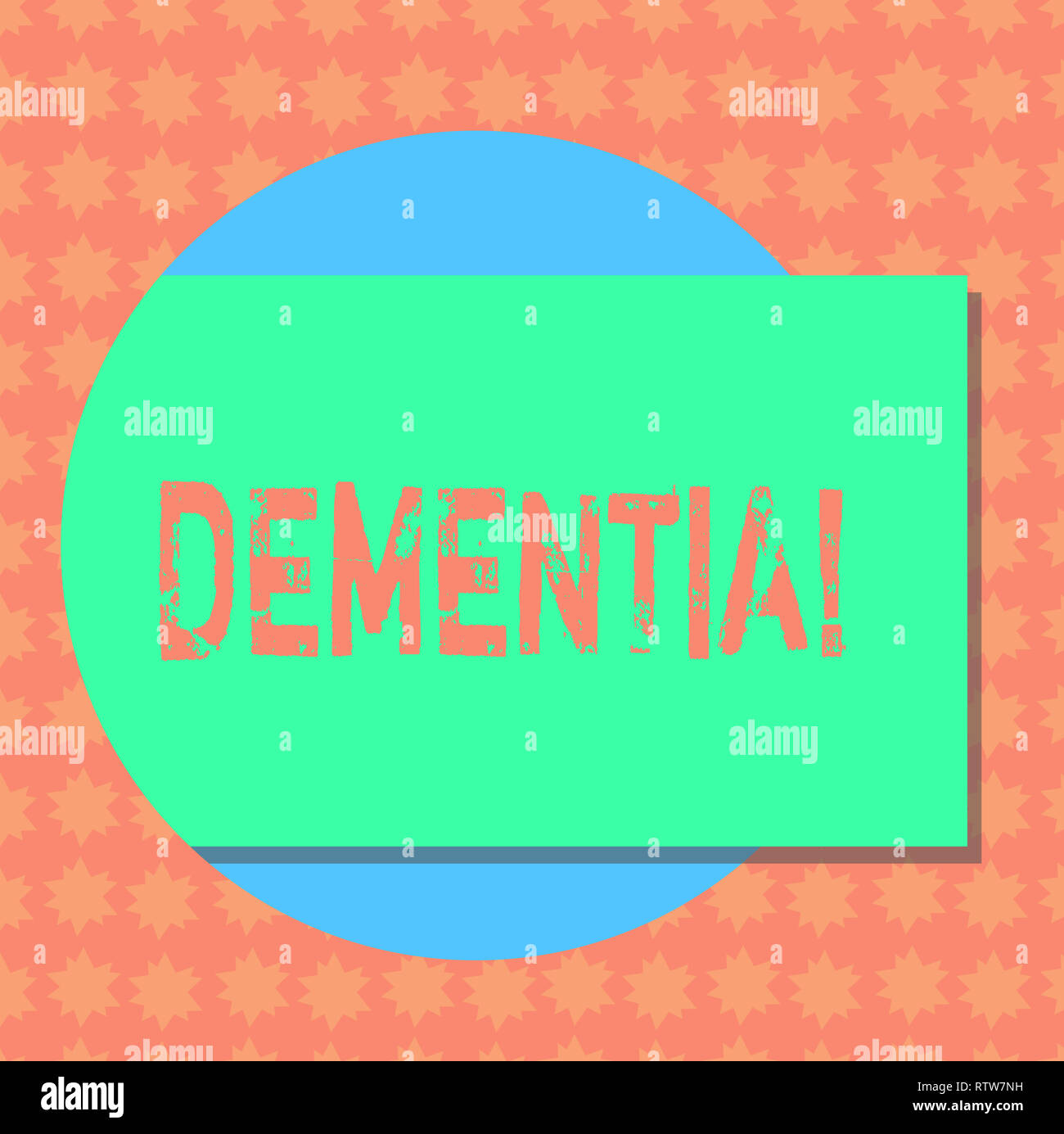 Writing note showing Dementia. Business photo showcasing Long term ...