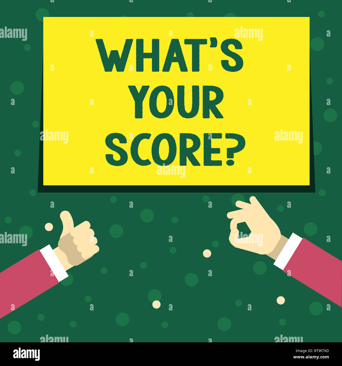 Handwriting text writing What S Your Scorequestion. Concept meaning ...