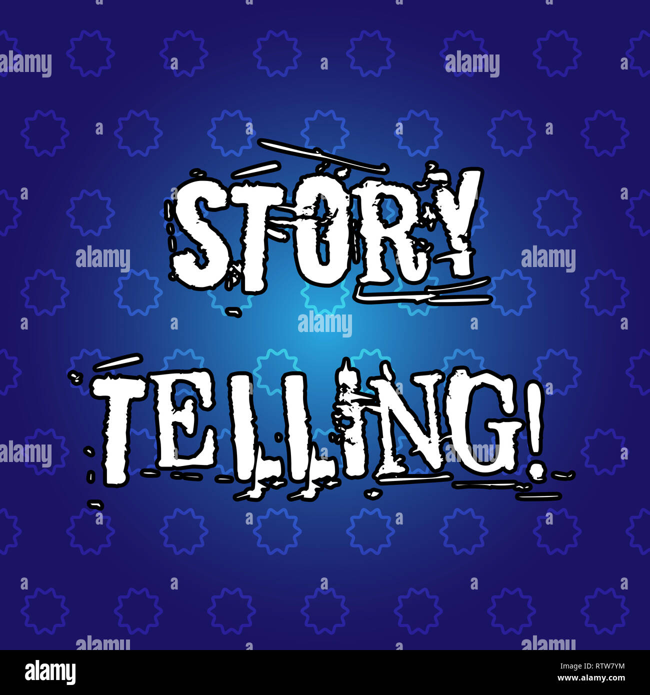 Text sign showing Story Telling. Conceptual photo Tell or write short ...