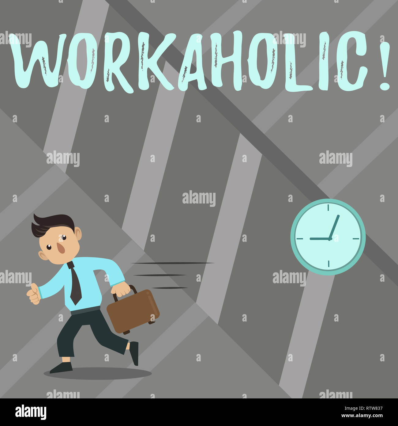 Word writing text Workaholic. Business concept for Person who ...