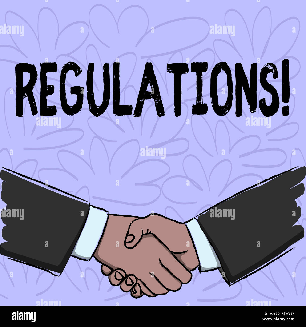 Conceptual hand writing showing Regulations. Business photo text Rules ...