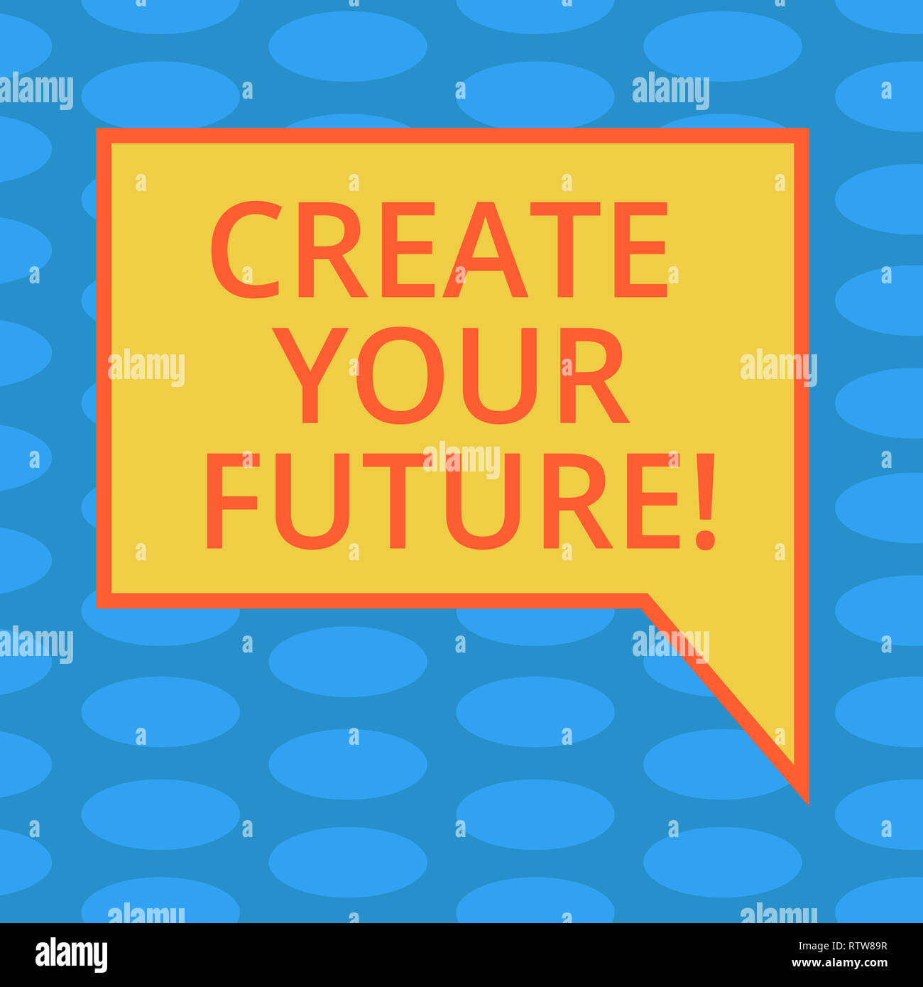 Word writing text Create Your Future. Business concept for career goals ...