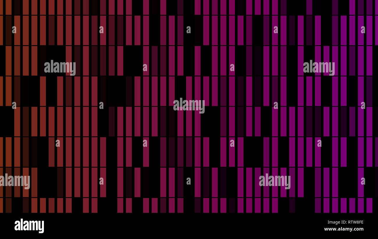 Abstract Background With Animation Of Flicker And Moving Patterns From Dark Red Rectangular Glow