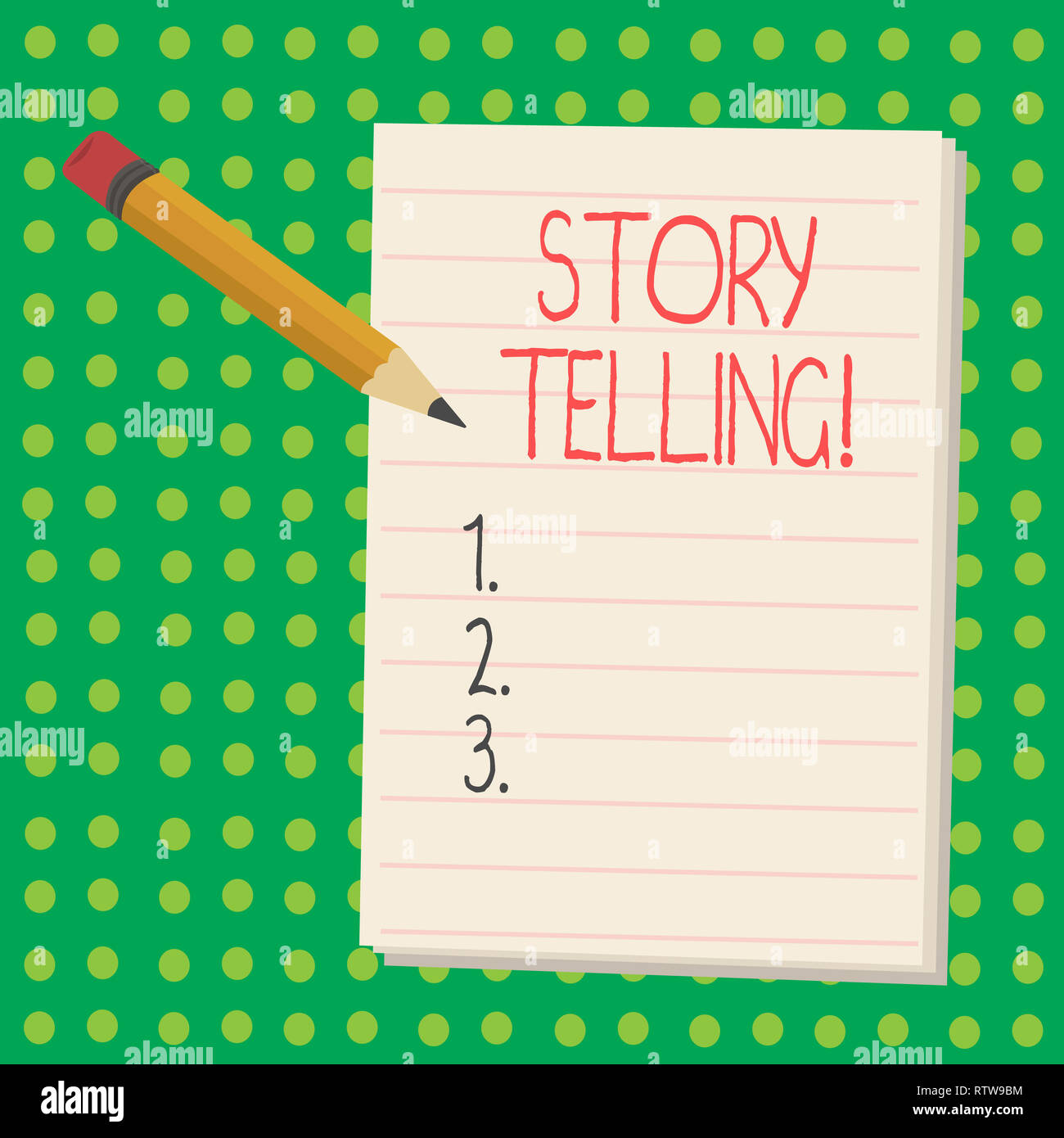 Word writing text Story Telling. Business concept for Tell or write ...