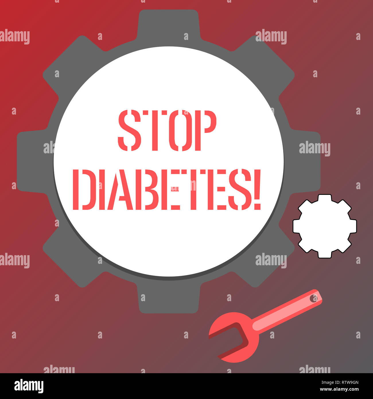 Conceptual hand writing showing Stop Diabetes. Business photo text Take ...