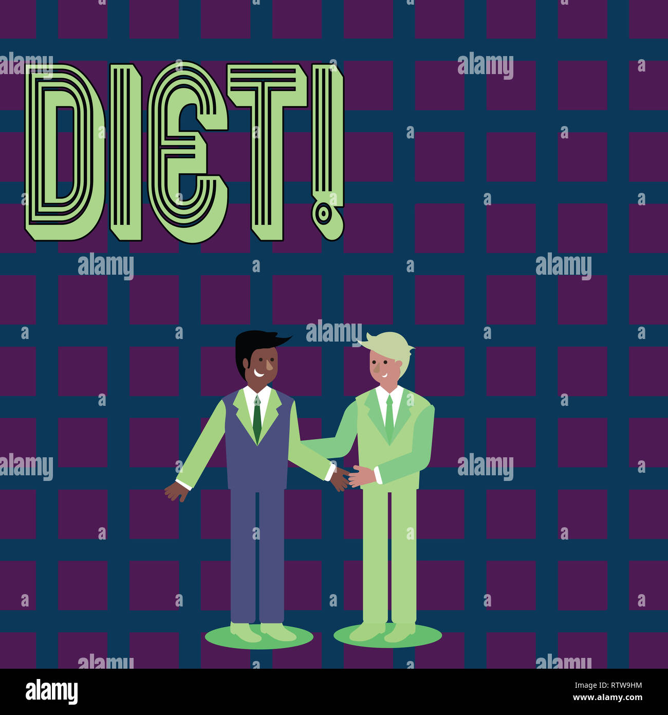 Handwriting text Diet. Concept meaning Dietitians create meal plans to ...