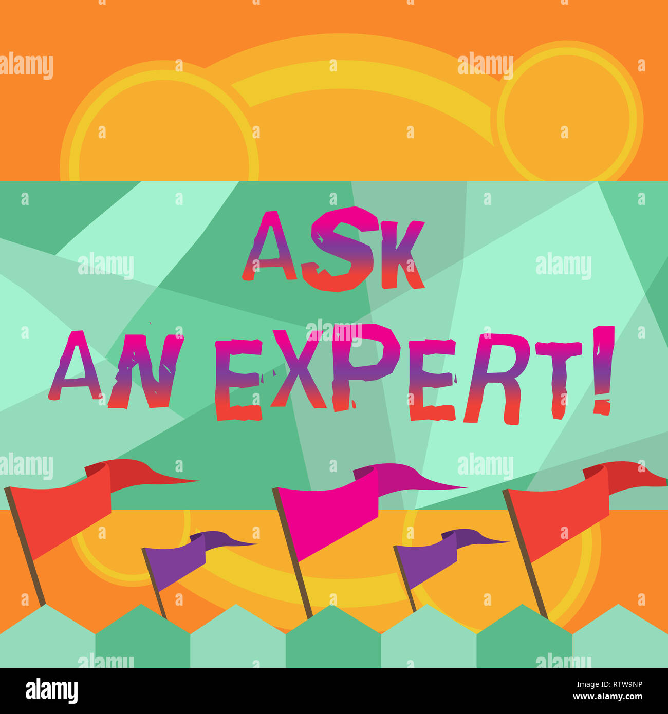 Conceptual hand writing showing Ask An Expert. Business photo text ...