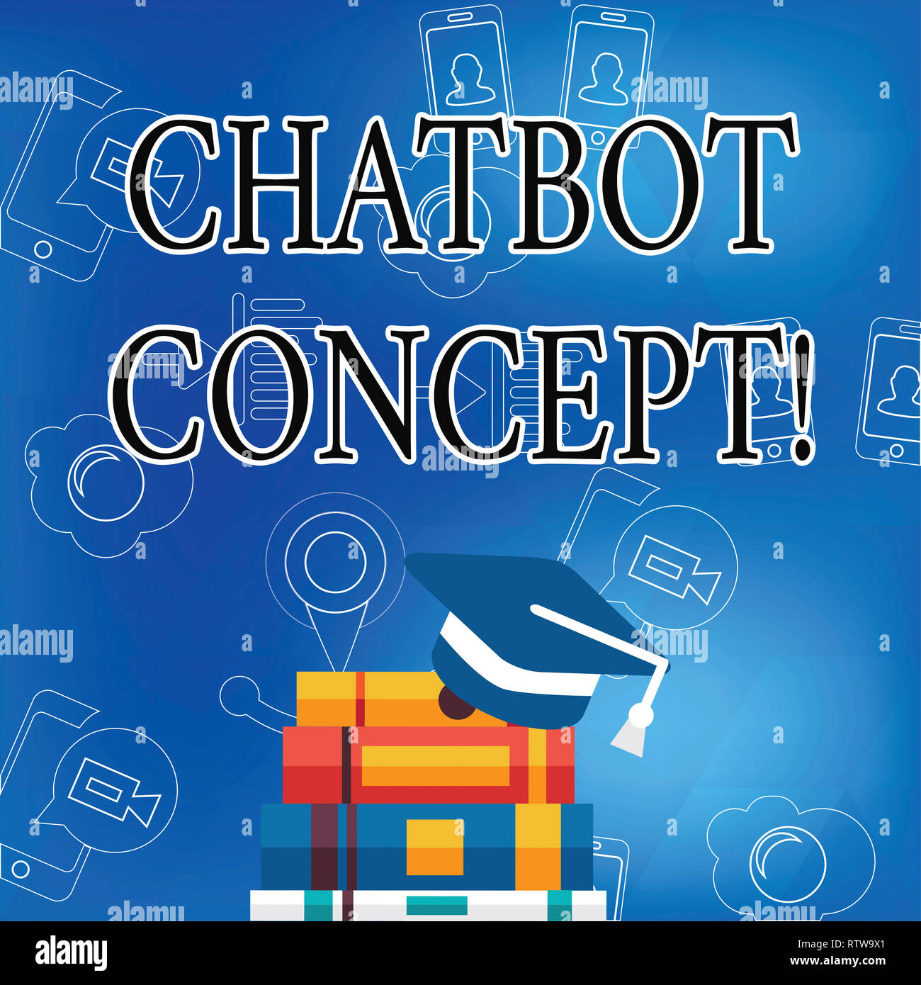 Word writing text Chatbot Concept. Business concept for Virtual ...