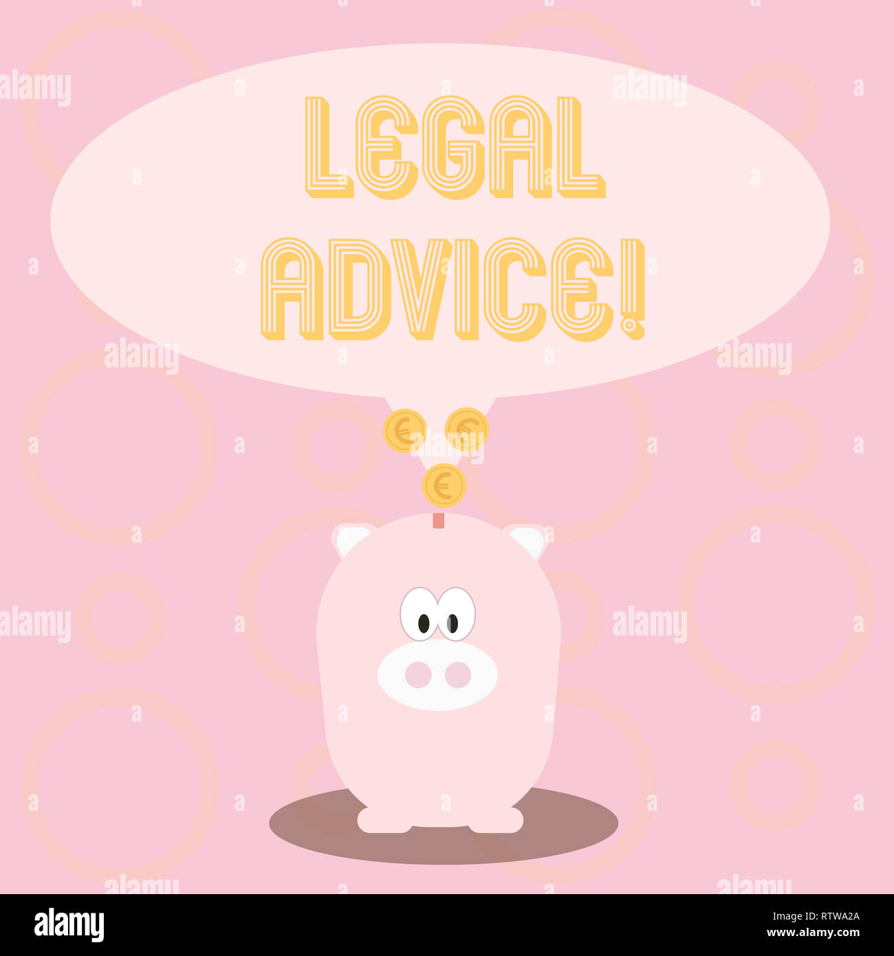 Text sign showing Legal Advice. Conceptual photo Recommendations given ...