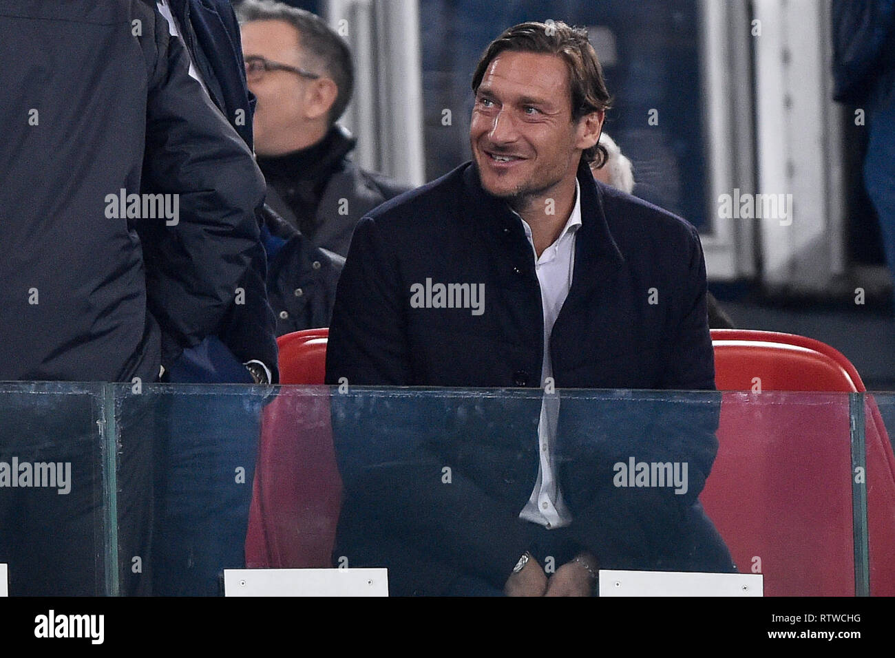 Rome, Italy. 2nd Mar, 2019. RoFrancesco Totti AS Roma former player ...
