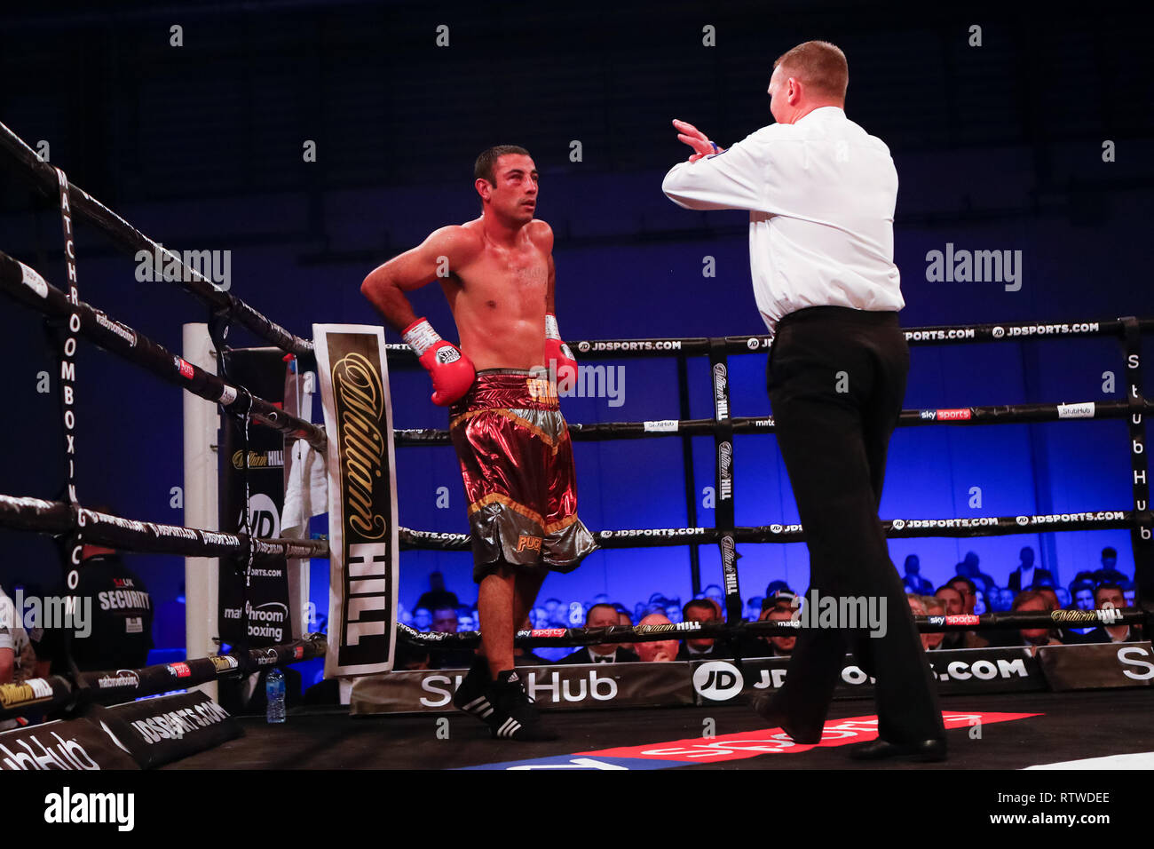 2nd March 2019, East of England Arena, Peterborough, England; Boxing ...