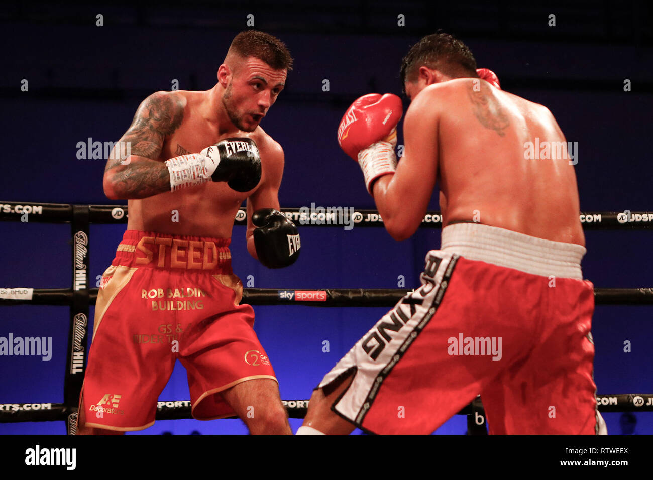 Super featherweight championship of england hi-res stock photography ...