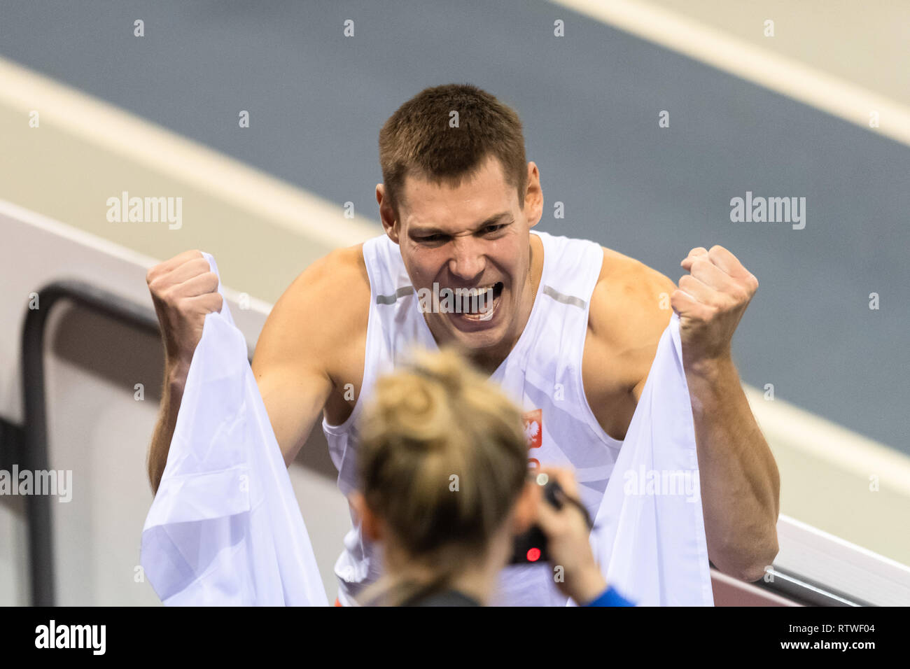 Glasgow, Scotland, UK. 2nd March, 2019. Pawel Wojciechowski (POL) in ...