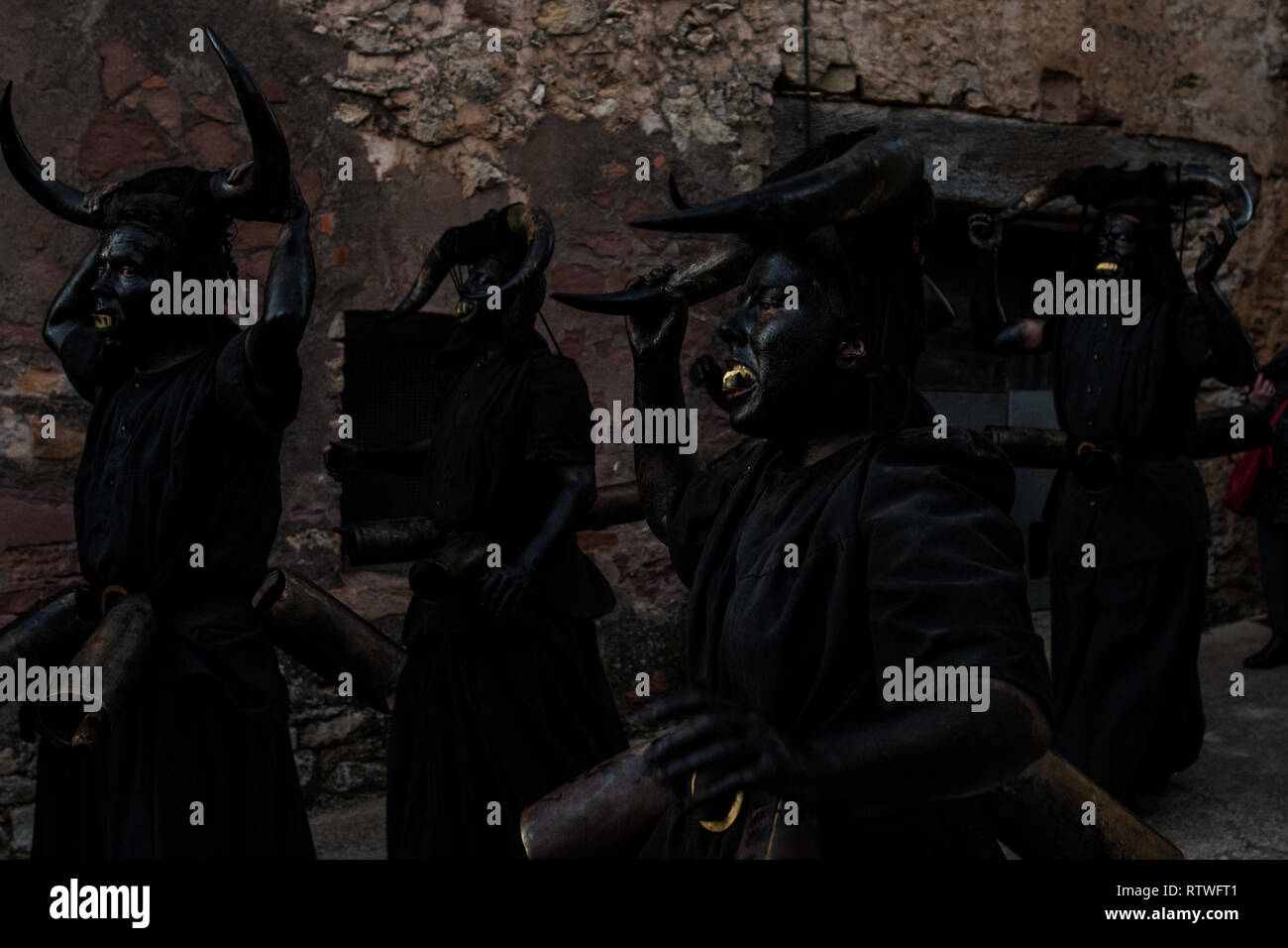 Devil carrying hi-res stock photography and images - Alamy