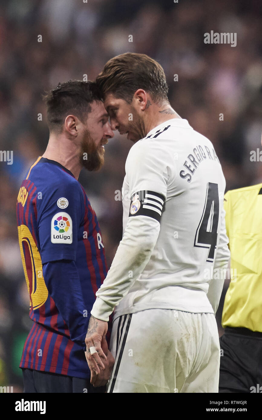 Madrid, Madrid, Spain. 2nd Mar, 2019. Lionel Messi (forward; Barcelona ...