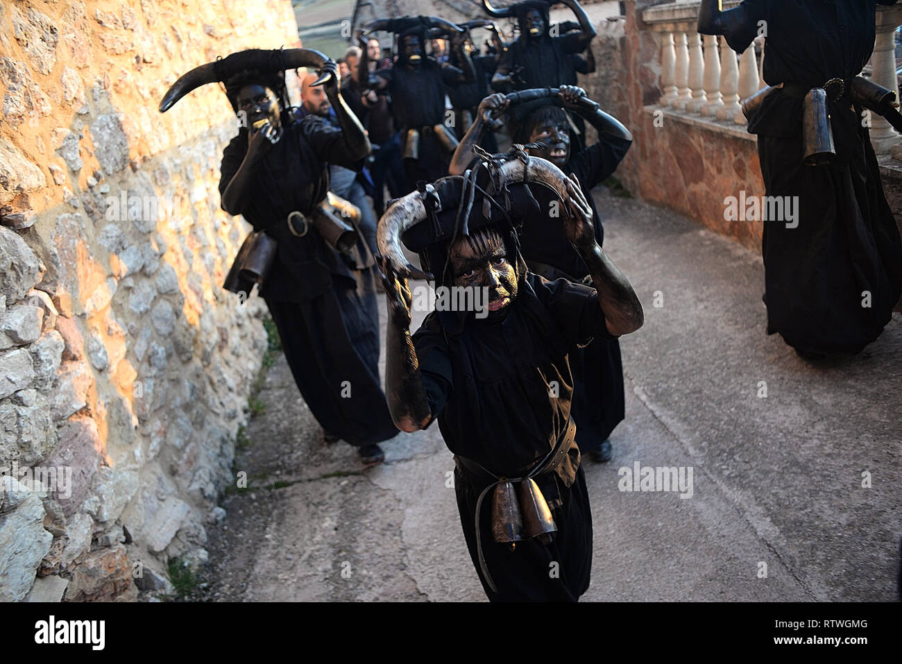 Devil carrying hi-res stock photography and images - Alamy