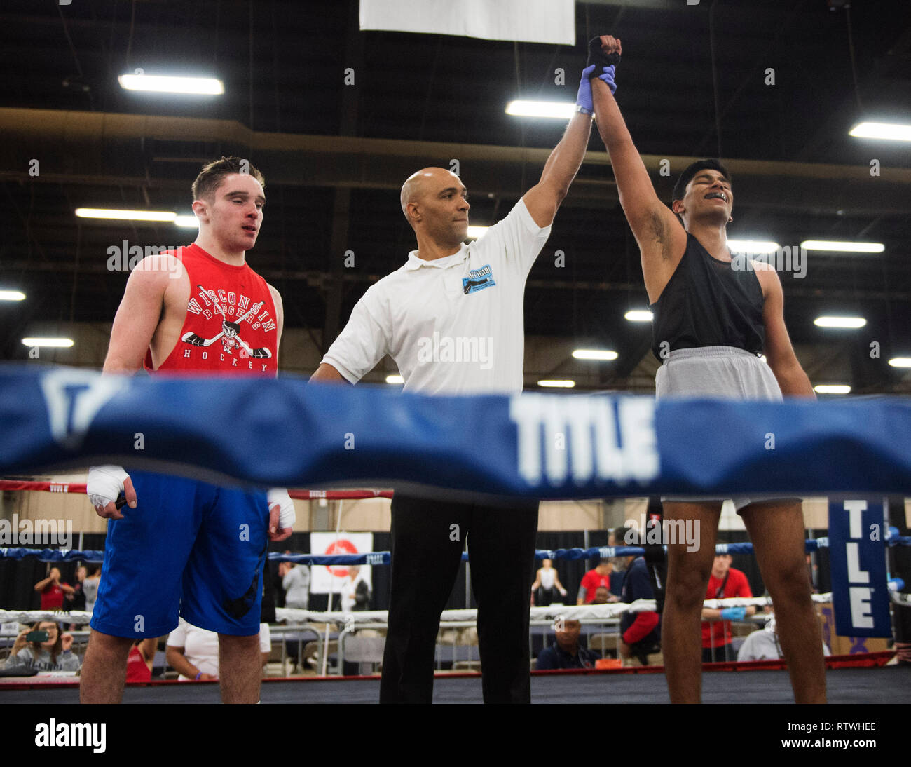 Usa amateur competition boxing hi-res stock photography and images - Alamy