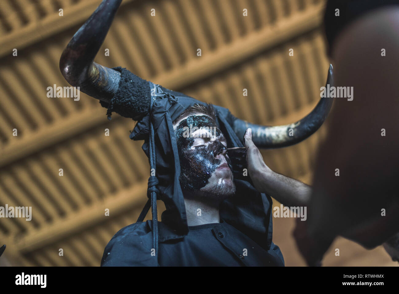Carnival figures revellers hi-res stock photography and images - Alamy