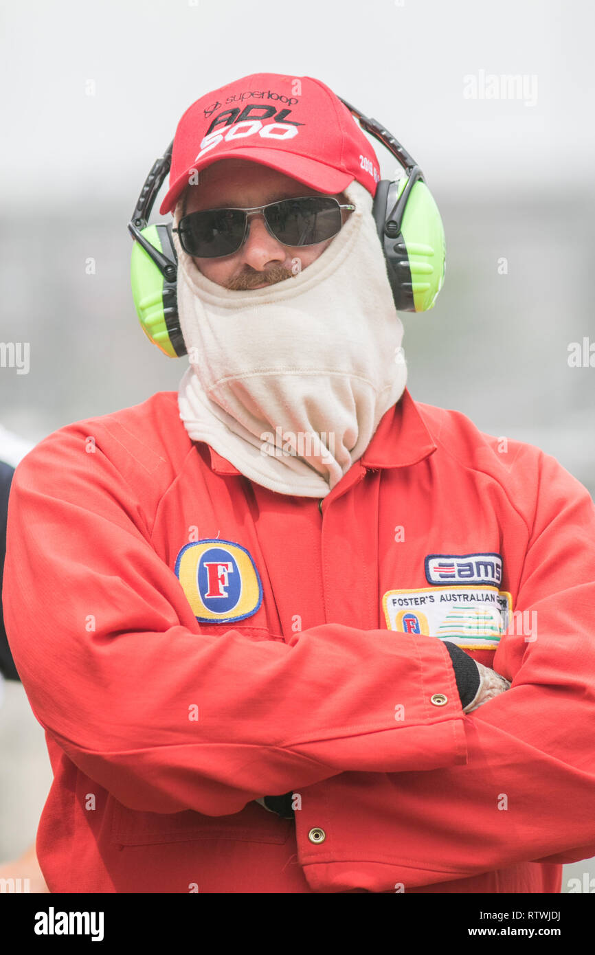 Adelaide Australia. 3rd March 2019. Fire Rescue and safety marshalls ...