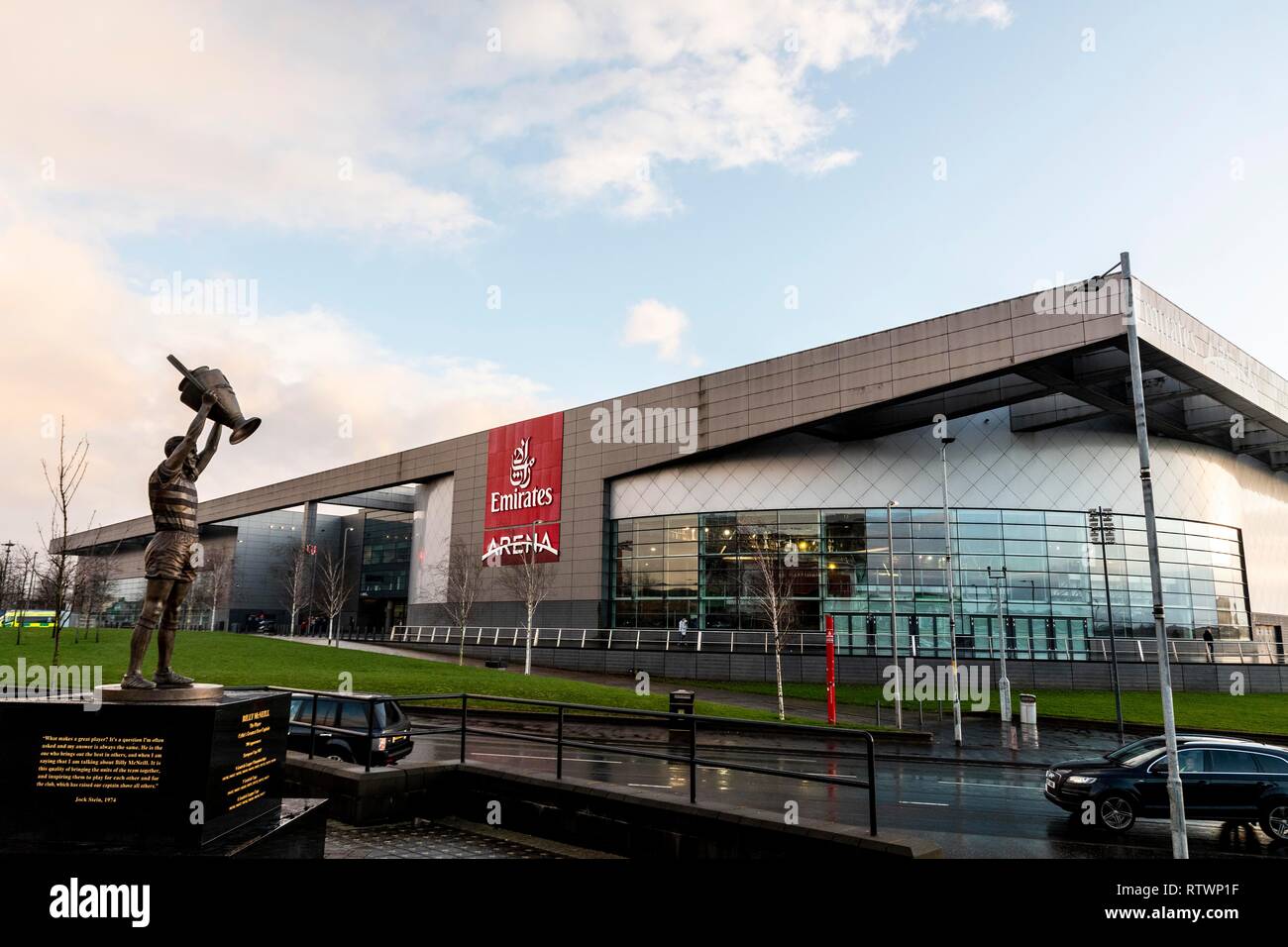 Glasgow, Scotland, UK. 02nd MArch, 2019. Emirates Arena in Glasgow ...