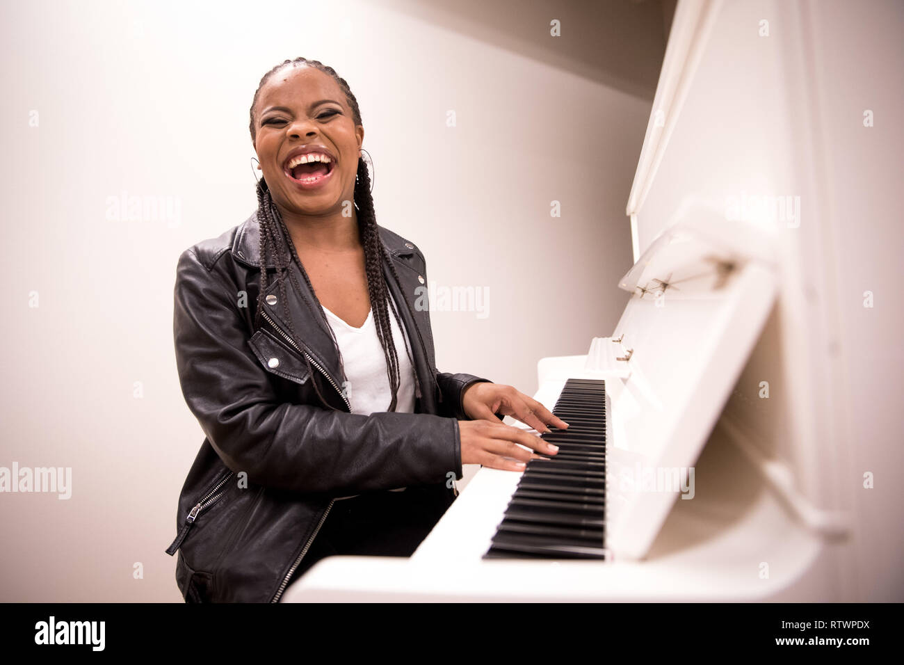 Hamburg, Germany. 31st Jan, 2019. The singer Kristina Love, leading ...
