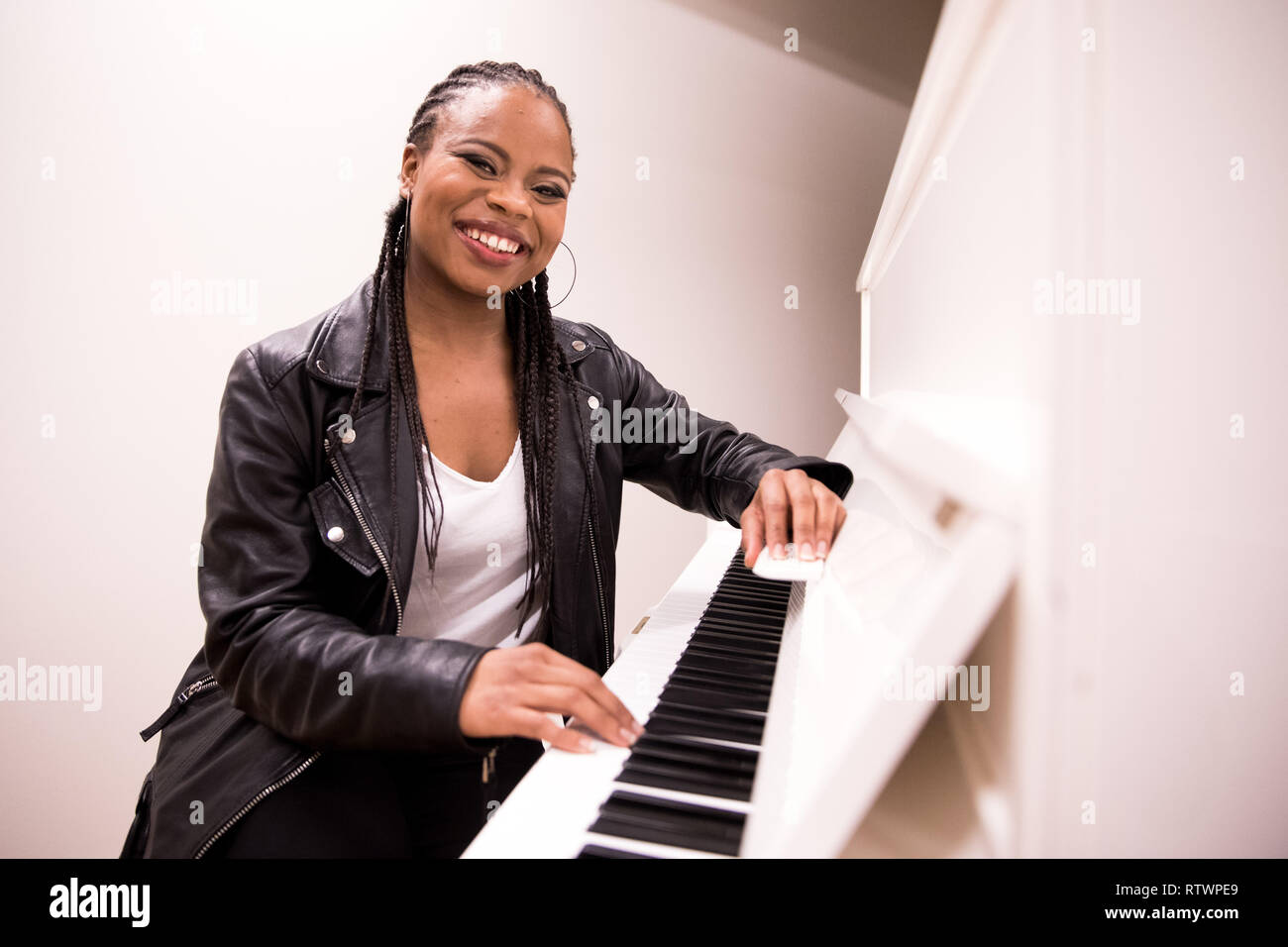 Hamburg, Germany. 31st Jan, 2019. The singer Kristina Love, leading ...