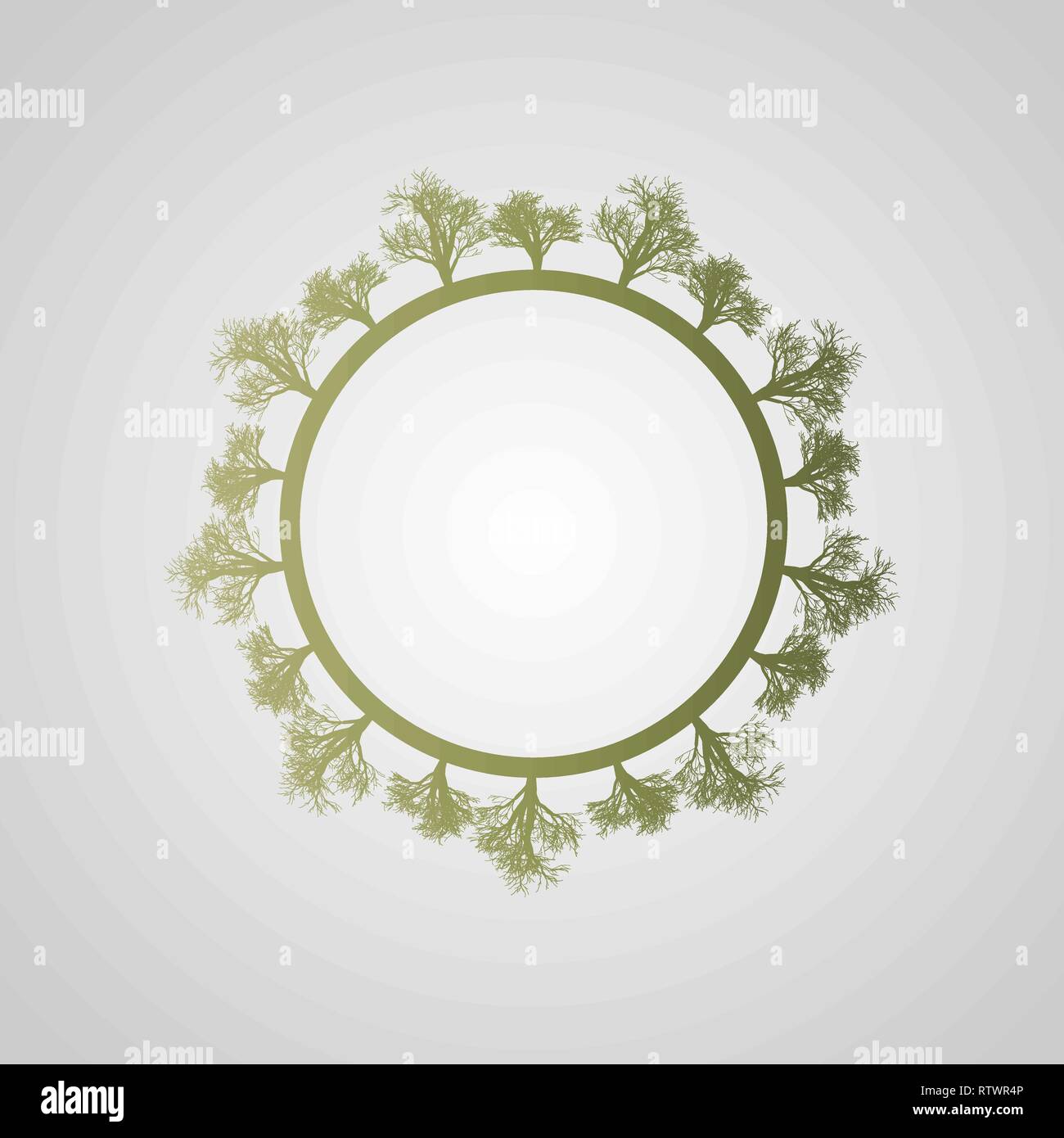 The background for the text of the trees, vector. Forest frame 10 eps ...