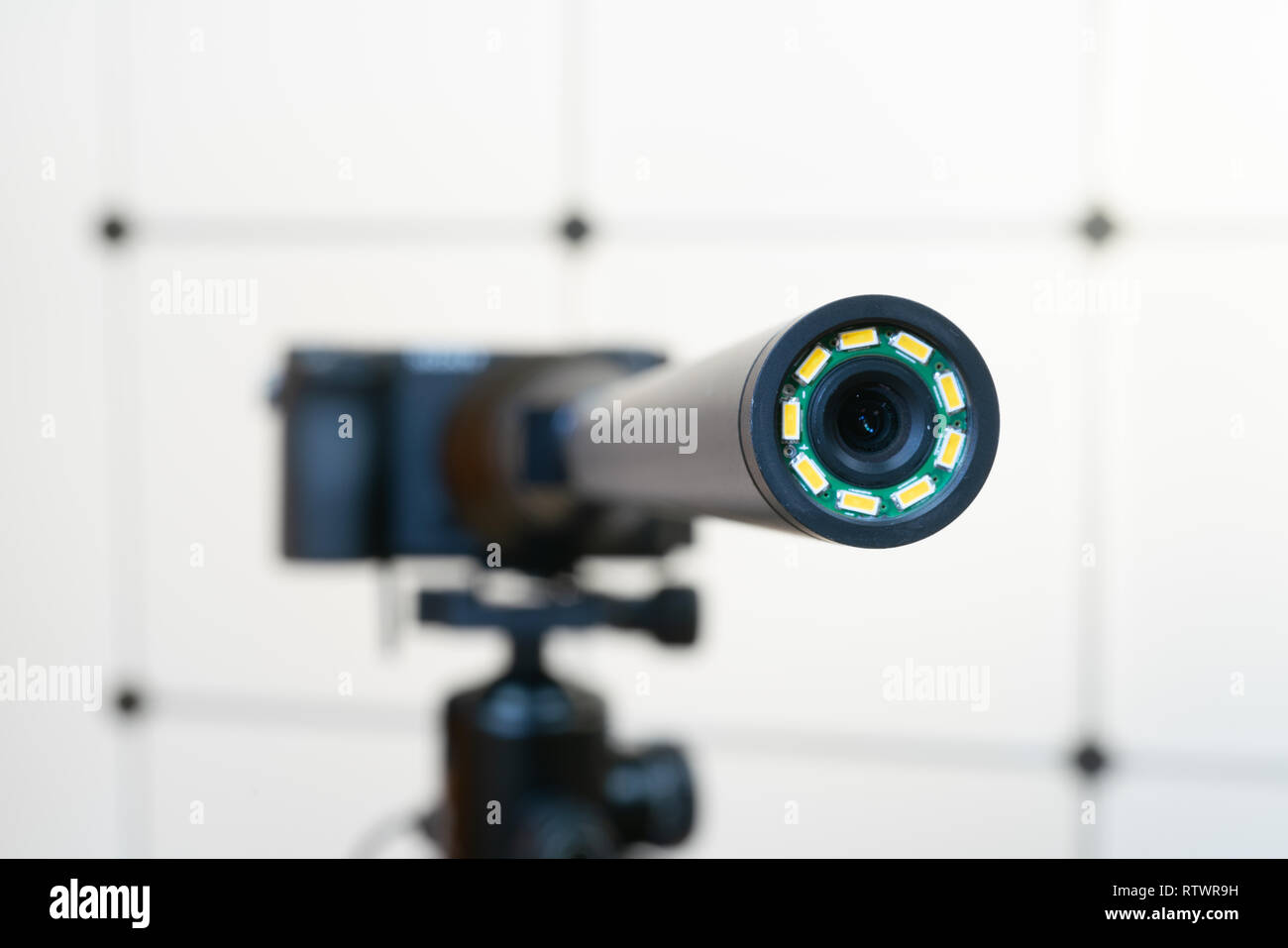 Berlin - Germany. November 21, 2017: Closeup of Laowa 24mm f/14 2X ...