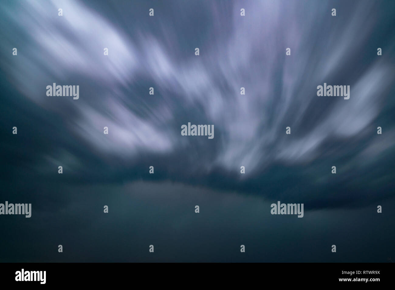 Dark Clouds on sky with motion blur effect Stock Photo - Alamy
