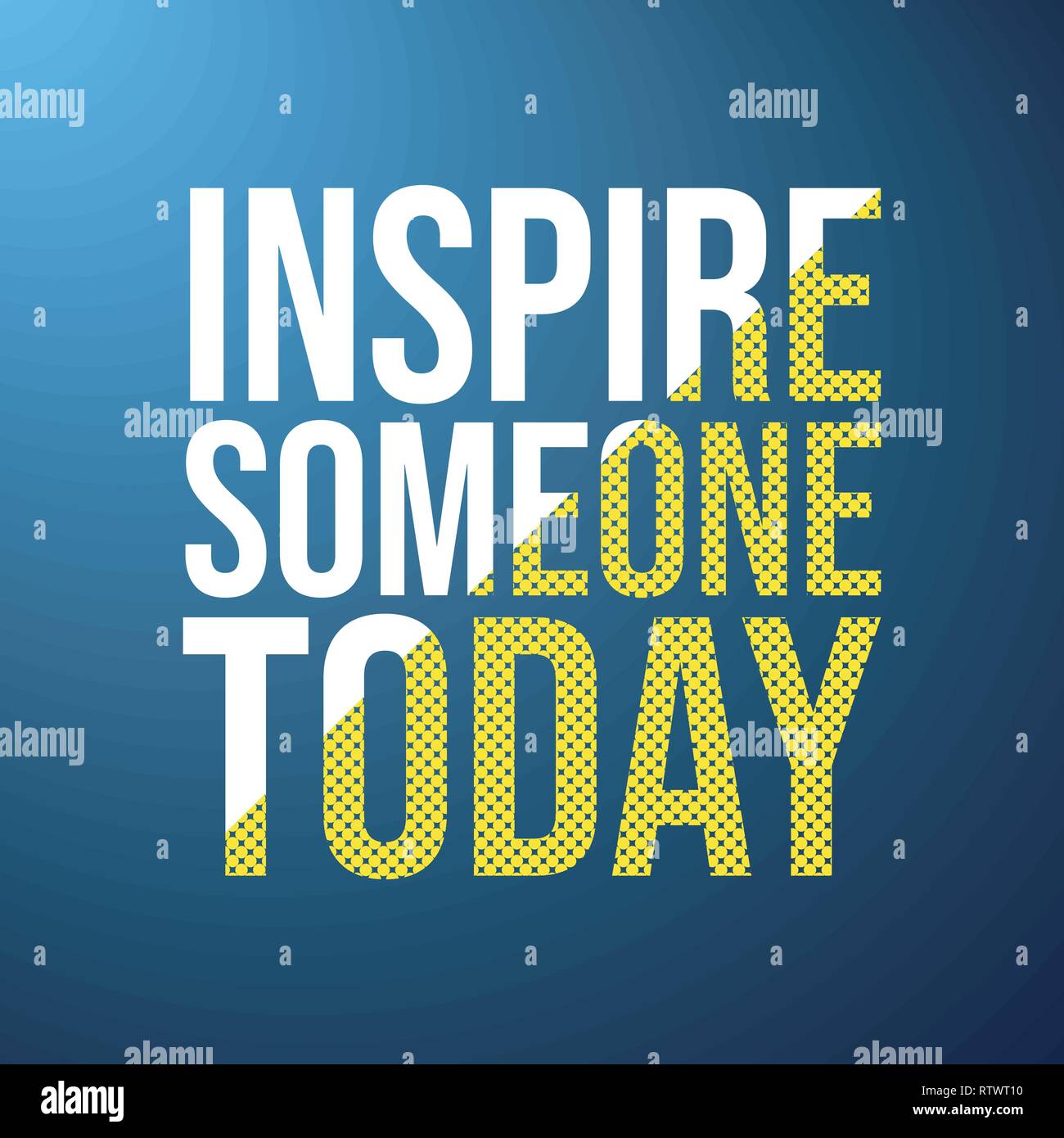 inspire someone today. successful quote with modern background vector ...