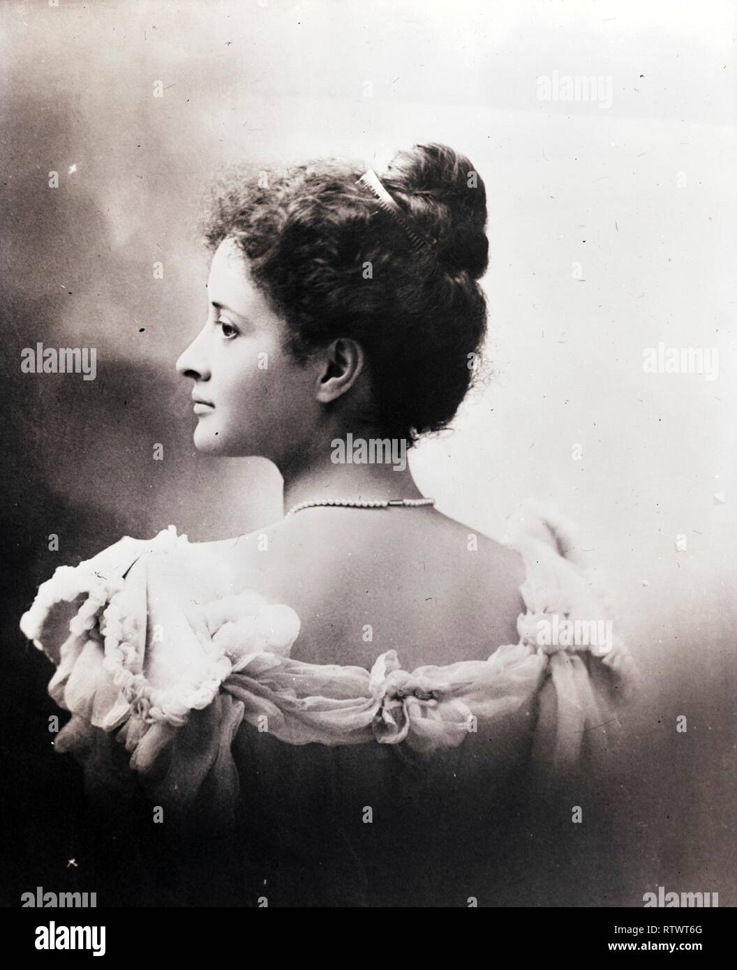Portrait of Hawaiian Princess Ka'iulani, 1898 Stock Photo - Alamy