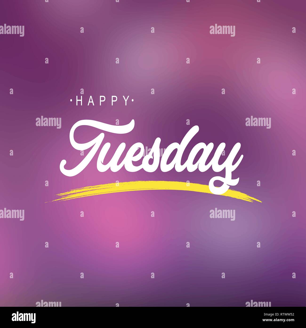happy tuesday. Life quote with modern background vector illustration ...
