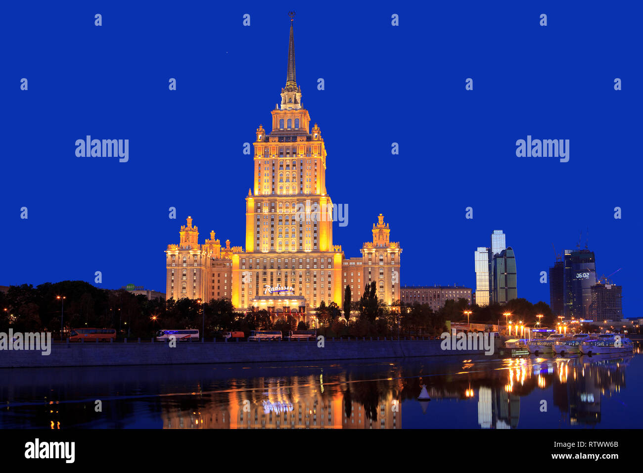 The Hotel Ukraina, A Radisson Collection Hotel Moscow (1957) in Moscow ...