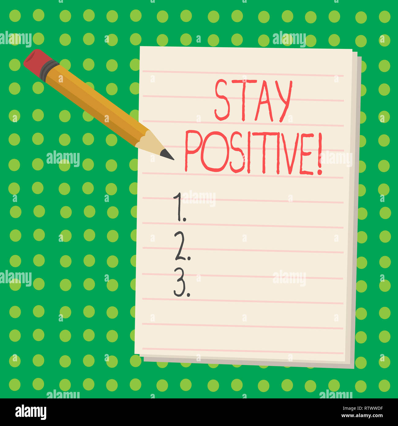 Word writing text Stay Positive. Business concept for Be Optimistic ...