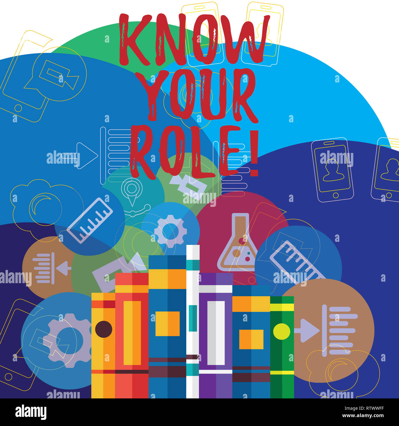 Writing note showing Know Your Role. Business photo showcasing define ...