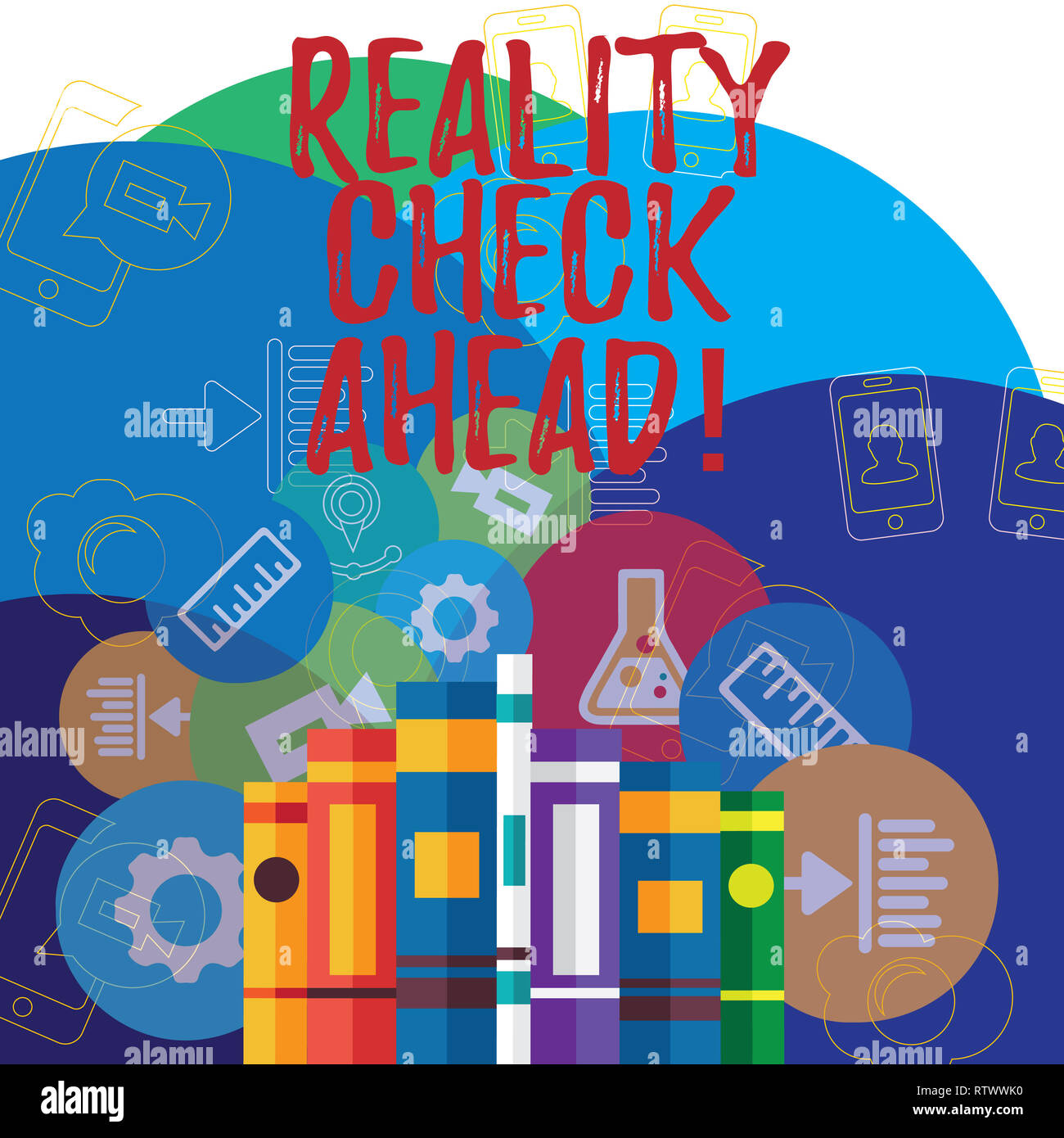 Writing note showing Reality Check Ahead. Business photo showcasing ...