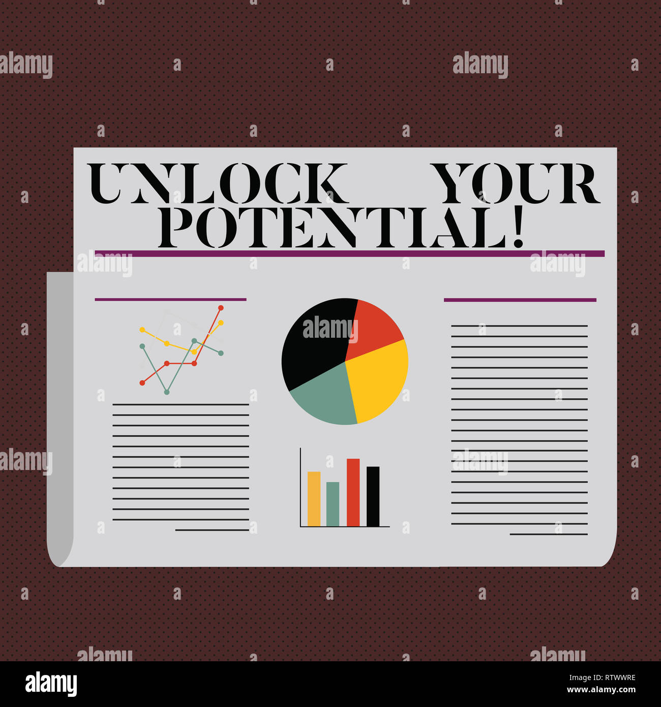 Word writing text Unlock Your Potential. Business concept for Reveal ...