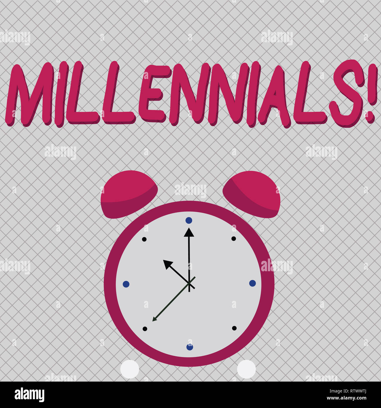 Word writing text Millennials. Business concept for Generation Y Born ...