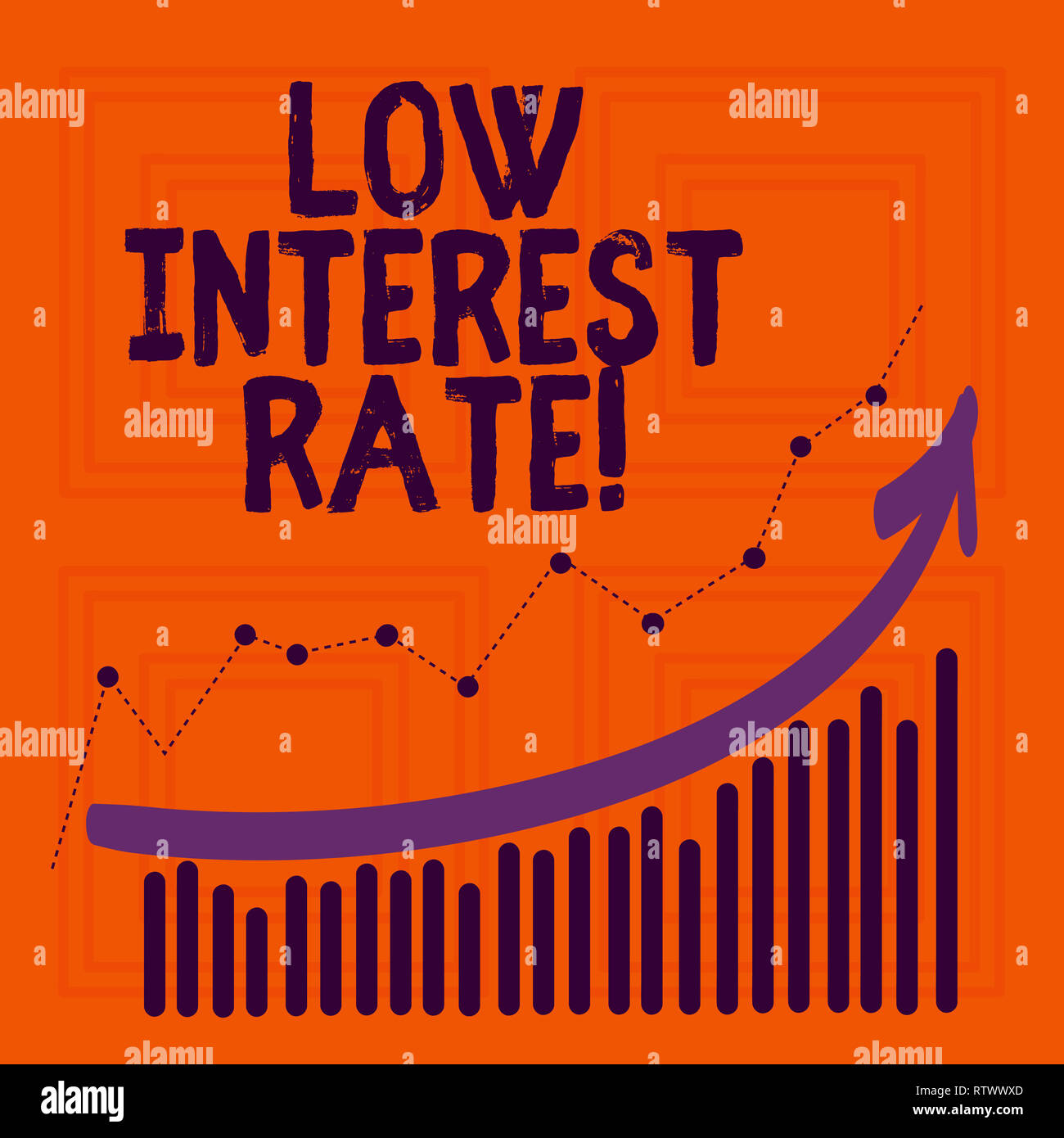 Word writing text Low Interest Rate. Business concept for percentage ...