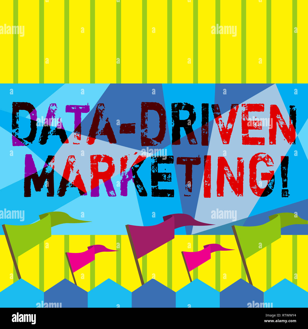 Word writing text Data Driven Marketing. Business concept for Strategy ...