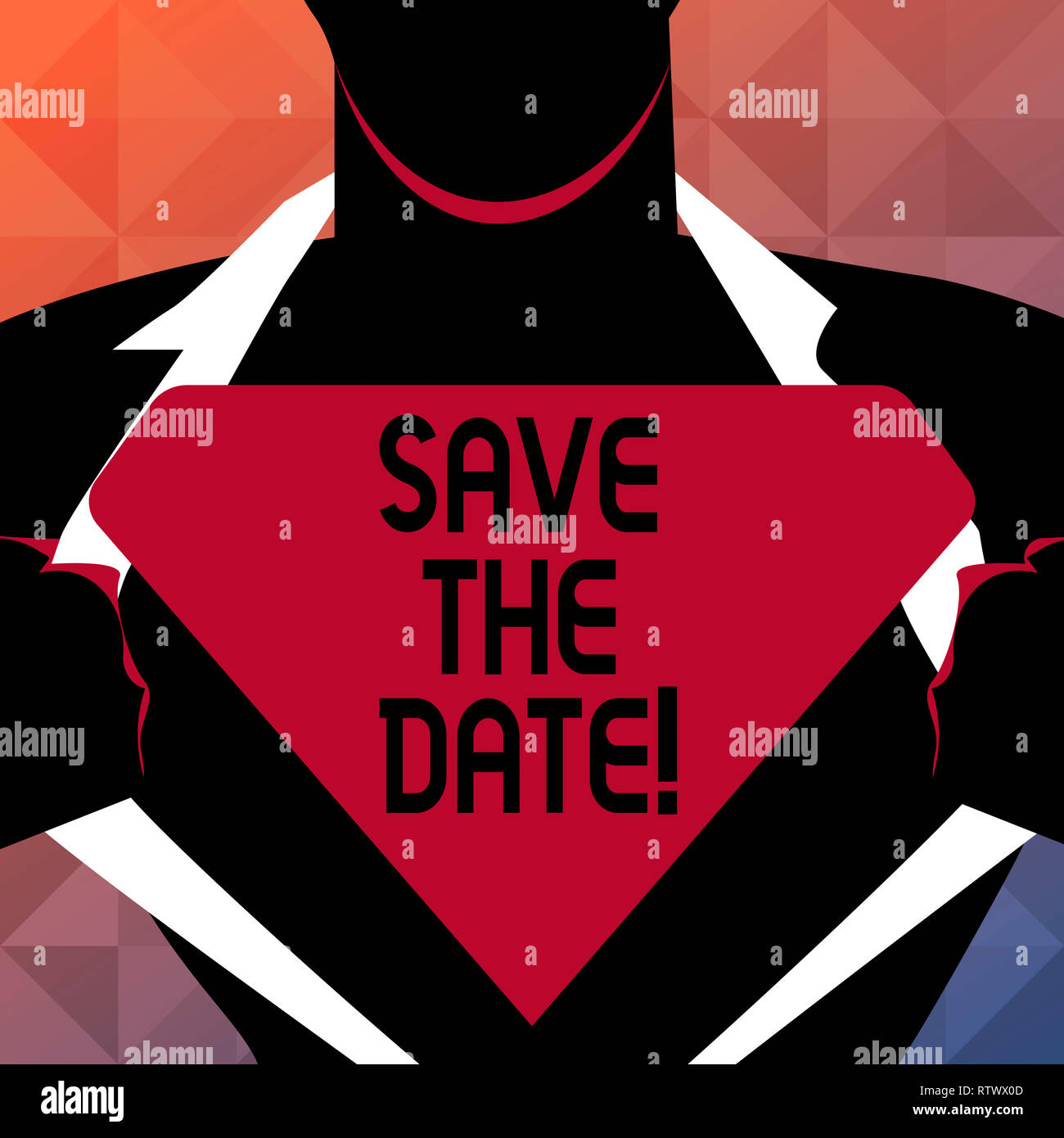 Text sign showing Save The Date. Conceptual photo Remember not to ...