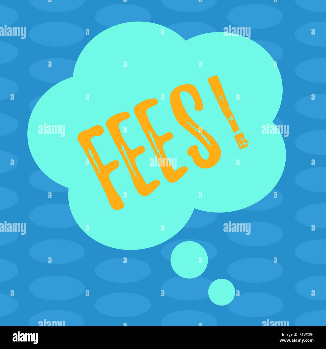 Word writing text Fees. Business concept for Online creative agency ...