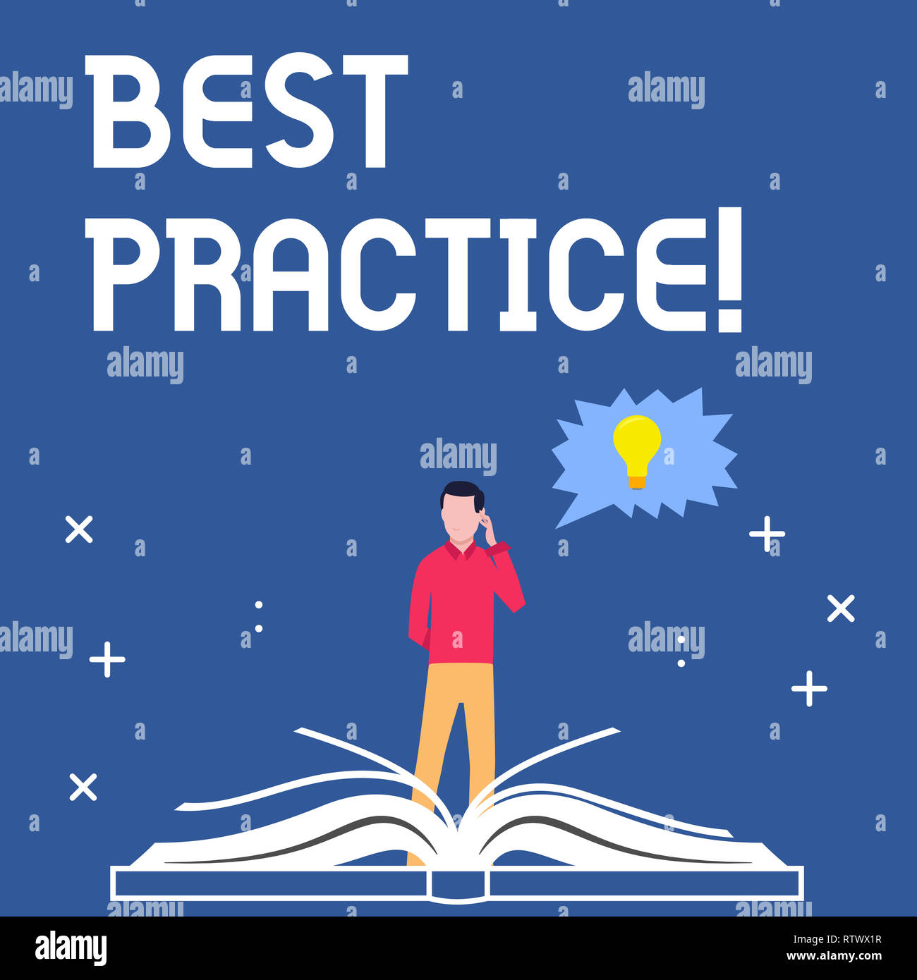 Handwriting text writing Best Practice. Concept meaning Better ...